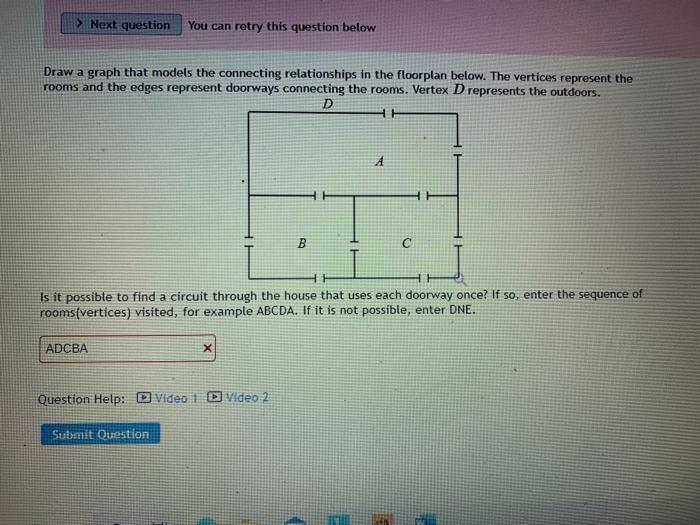 Solved > Next question You can retry this question below | Chegg.com