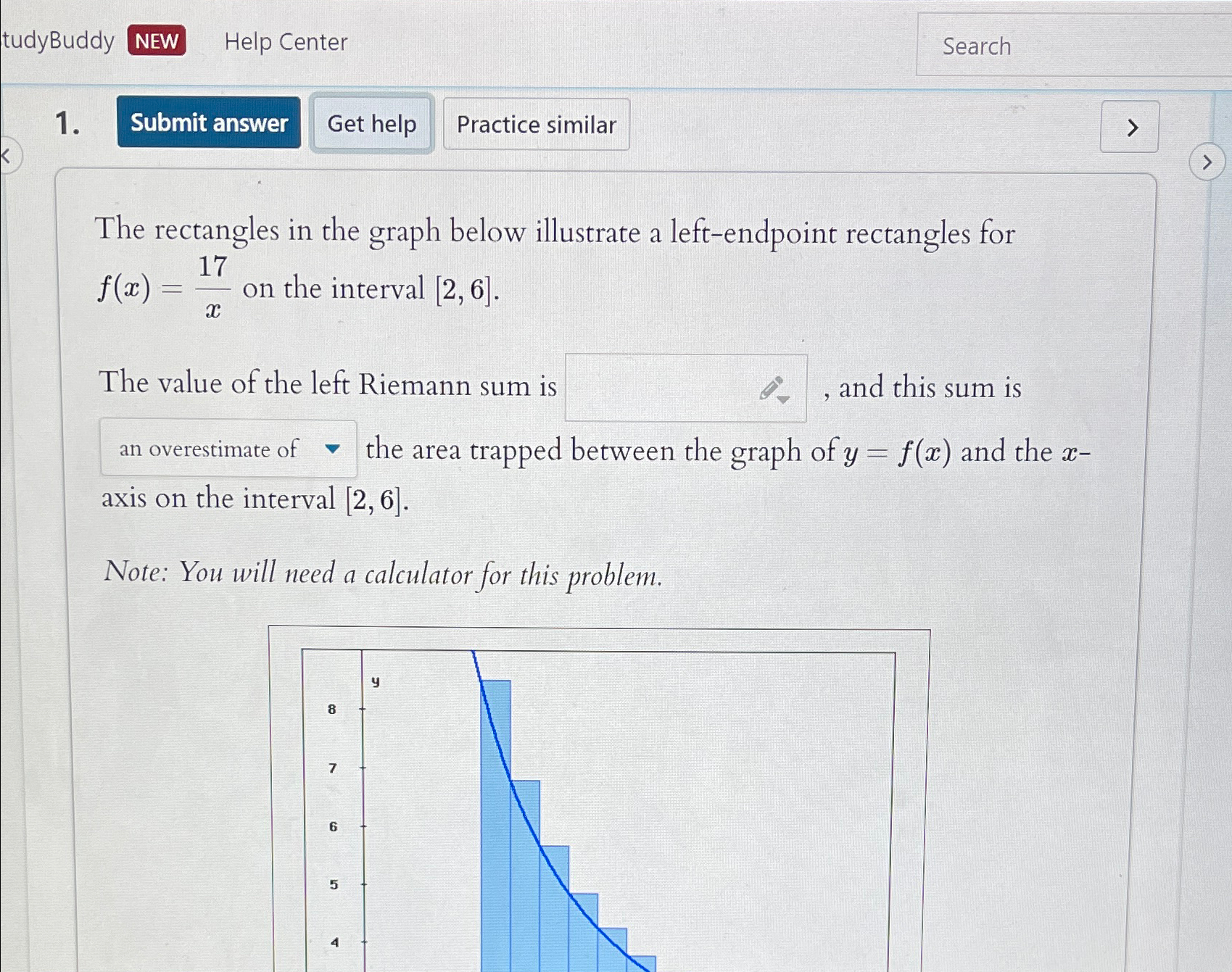 Solved 1.Practice similarThe rectangles in the graph below | Chegg.com