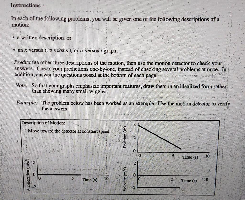 Solved Instructions In each of the following problems, you | Chegg.com