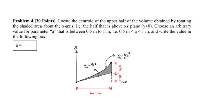 Solved Problem 4 [30 Points). Locate the centroid of the | Chegg.com