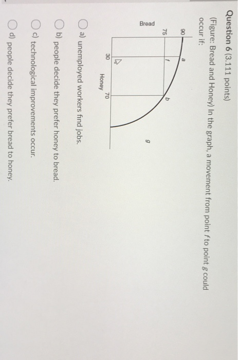 Solved Question 5 (3.111 points) If a graph showed that as | Chegg.com