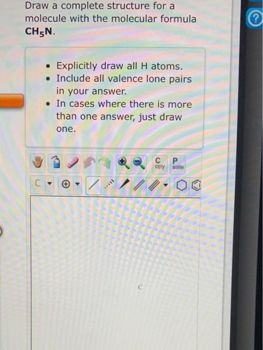 Solved Draw a complete structure for a molecule with the | Chegg.com