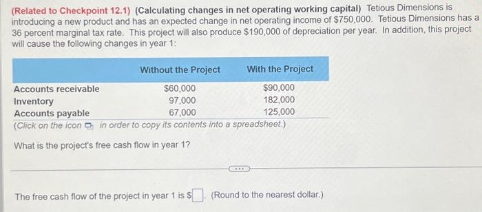 Solved (Related to Checkpoint 12.1) (Calculating changes in | Chegg.com