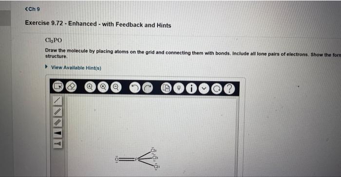 Part A ClF3 Draw the molecule by placing atoms on the | Chegg.com