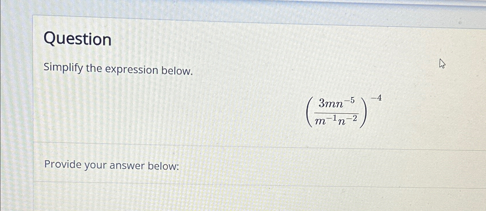 QuestionSimplify the expression | Chegg.com