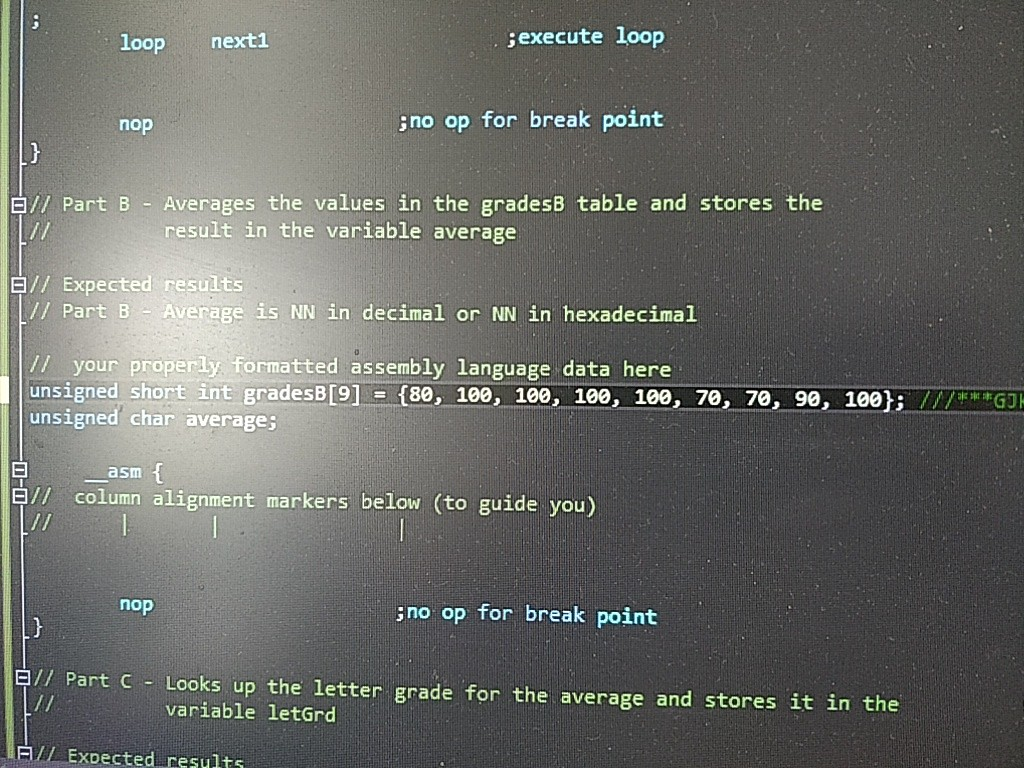 Intel Assembly Programming Part B Calculate The