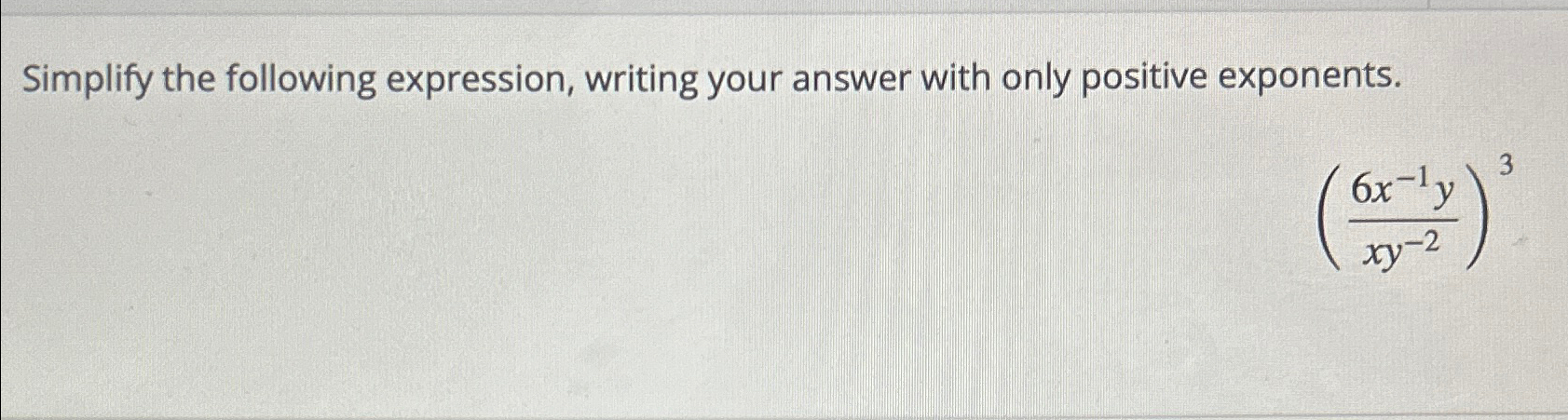 Solved Simplify the following expression, writing your | Chegg.com