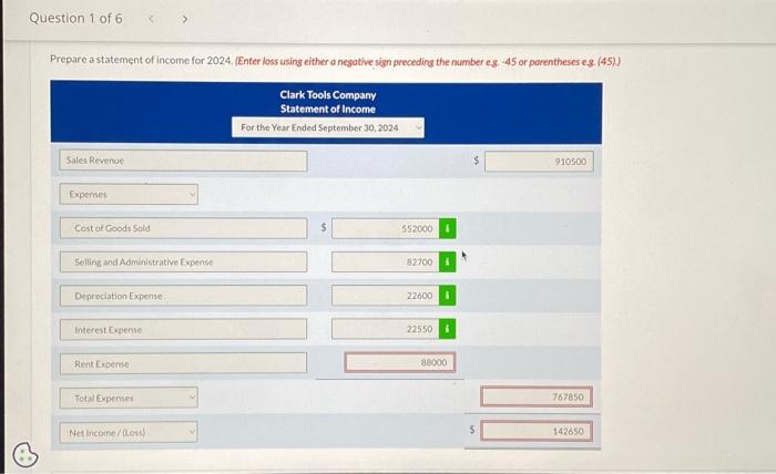 Solved Clark Tools Company started business on October | Chegg.com