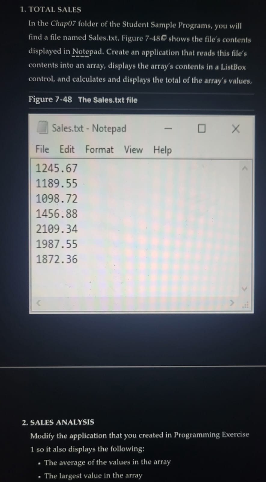 Solved Please help. starting with c# 5th edition tony gaddis | Chegg.com