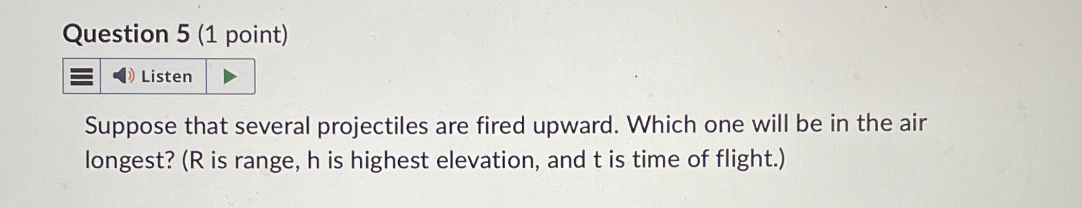 Solved Suppose that several projectiles are fired upward. | Chegg.com