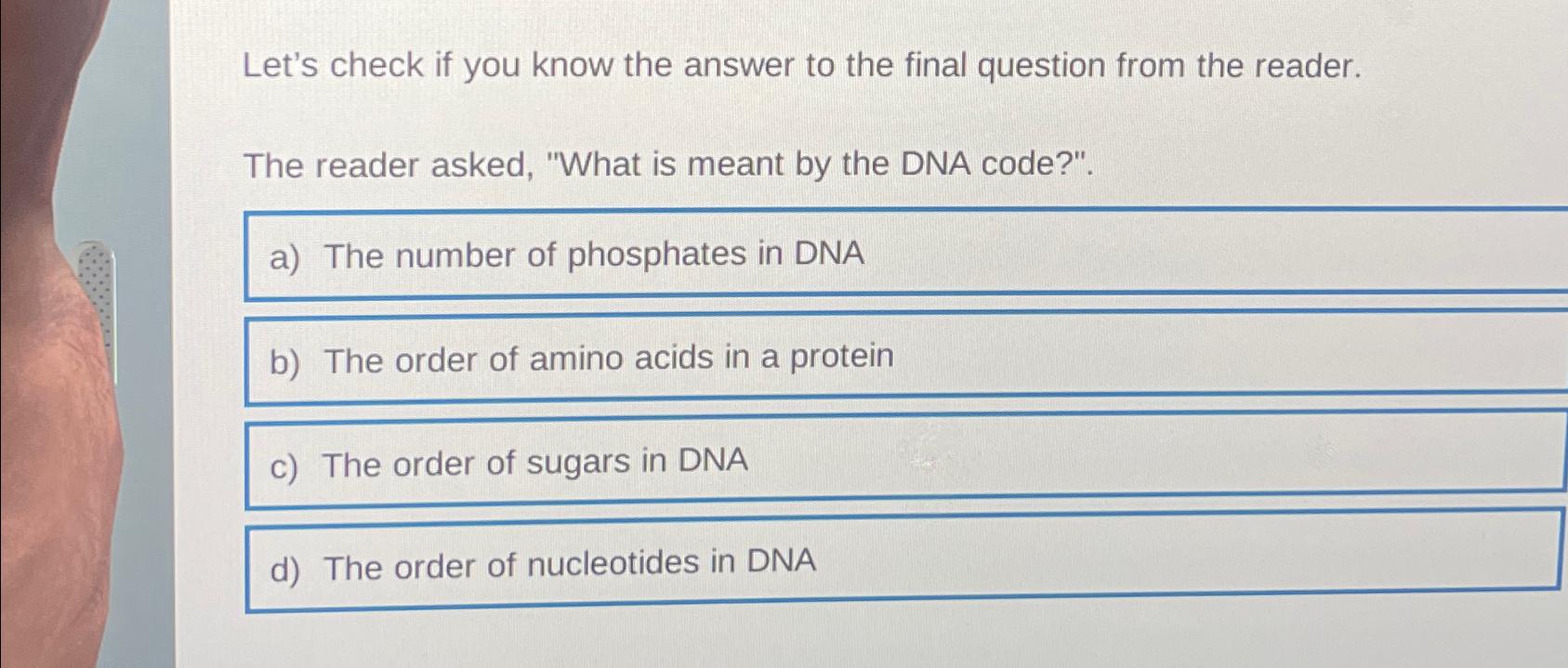 Solved Let's check if you know the answer to the final | Chegg.com