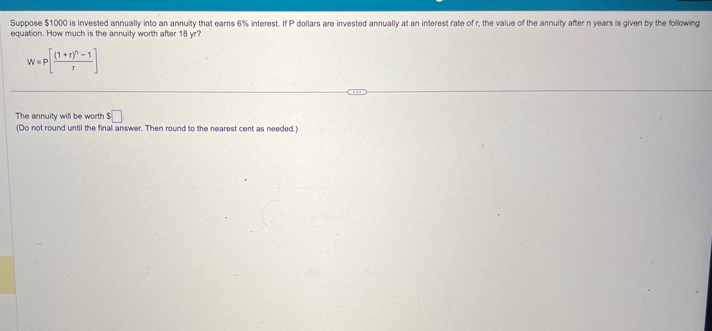 Solved Suppose $1000 is invested annually into an annuity | Chegg.com Solved Suppose $1000 is invested annually into an annuity | Chegg.com
