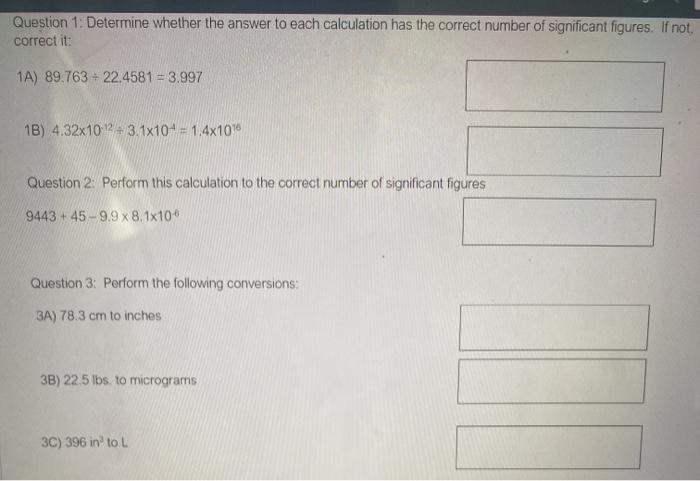 Solved Question 1: Determine whether the answer to each | Chegg.com