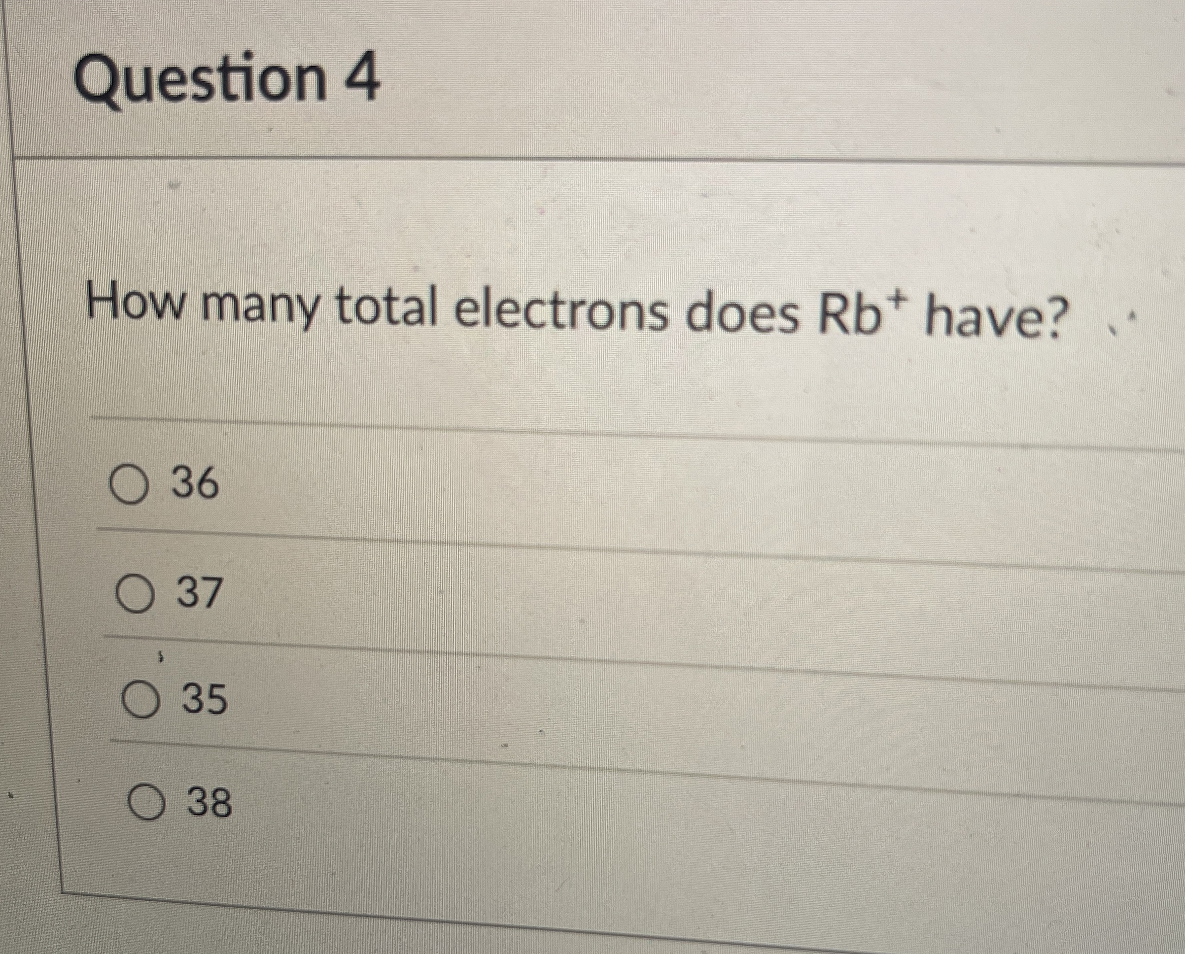 Solved Question 4How many total electrons does | Chegg.com