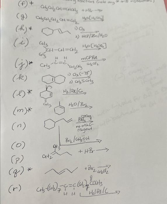 Solved for the alkene addition reaction below, predict and | Chegg.com