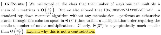 Solved [ 15 ﻿Points ] We ﻿mentioned in ﻿the class that the | Chegg.com