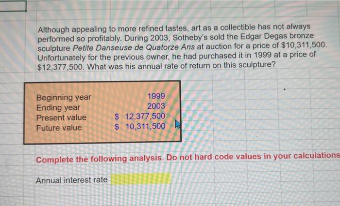 Solved Although appealing to more refined tastes, art as a | Chegg.com