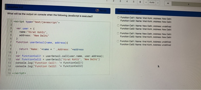 Solved J 4 5 6 estion be mat will be the output of | Chegg.com