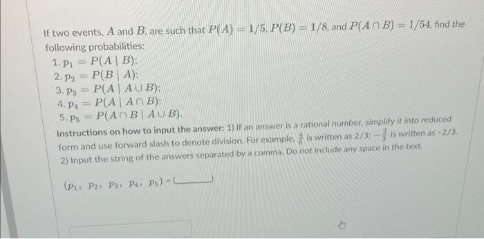 Solved can you show the steps for all 5 so i understand how | Chegg.com