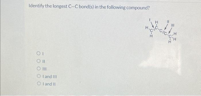 Solved Rank the indicated C-C bonds in order of increasing | Chegg.com