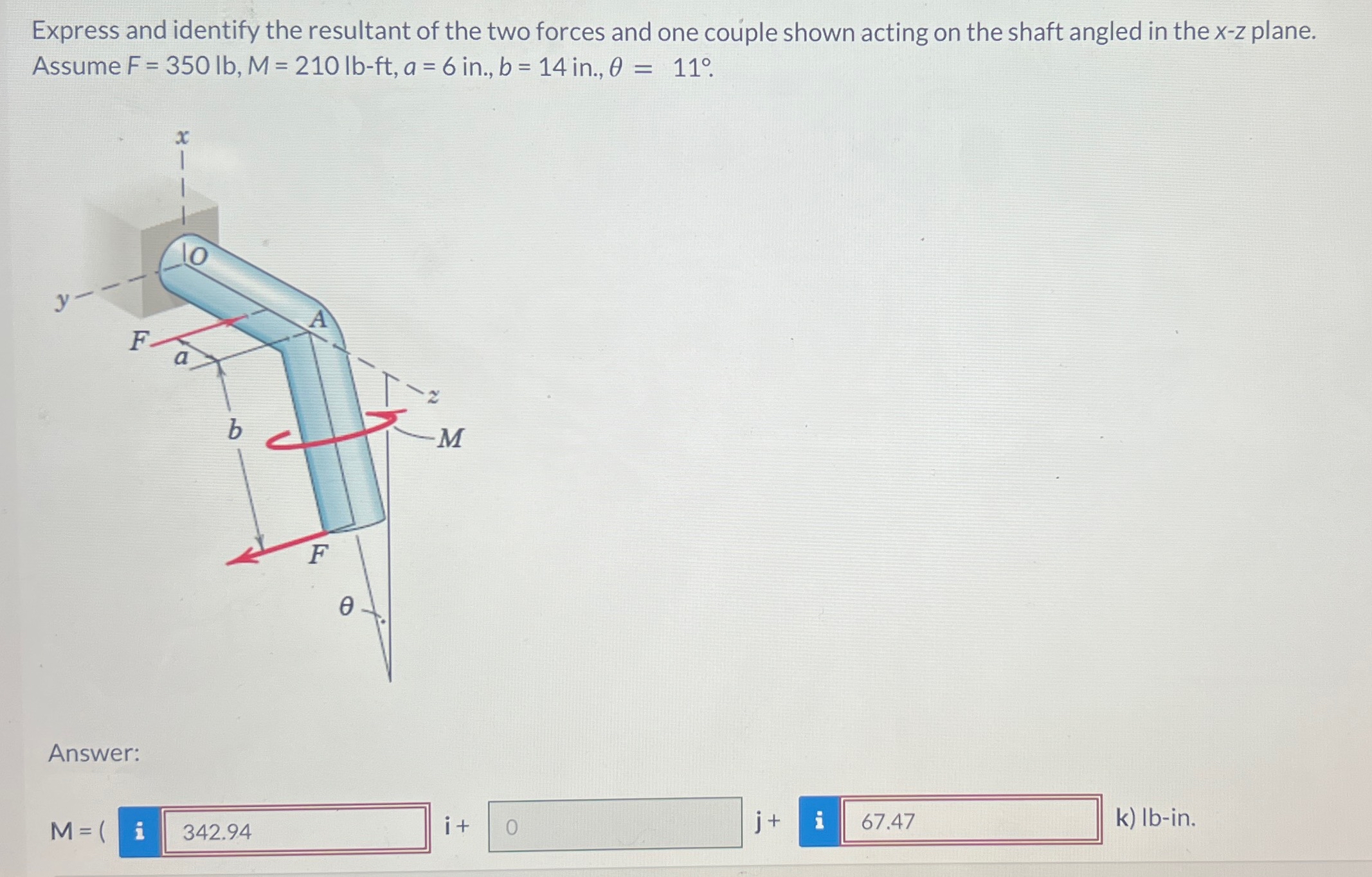 Solved Express and identify the resultant of the two forces | Chegg.com
