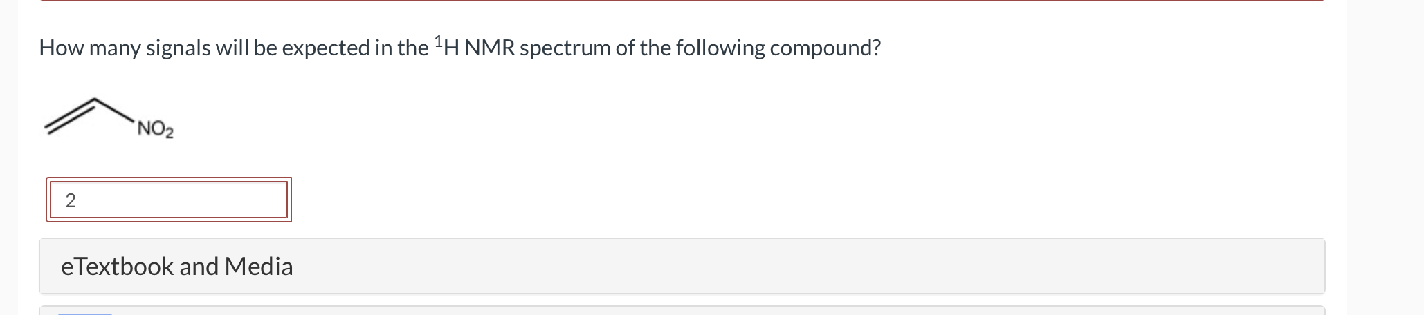 Solved How many signals will be expected in the ?1H ﻿NMR | Chegg.com