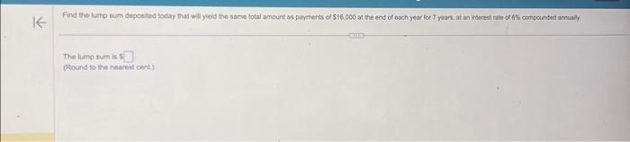 Solved The lamp sum is 5 (Round to the nearest cont. | Chegg.com