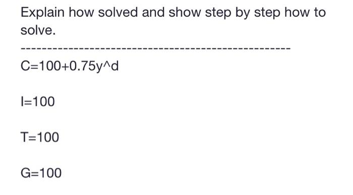 Solved Explain and Show work1. calculate for C and explain | Chegg.com