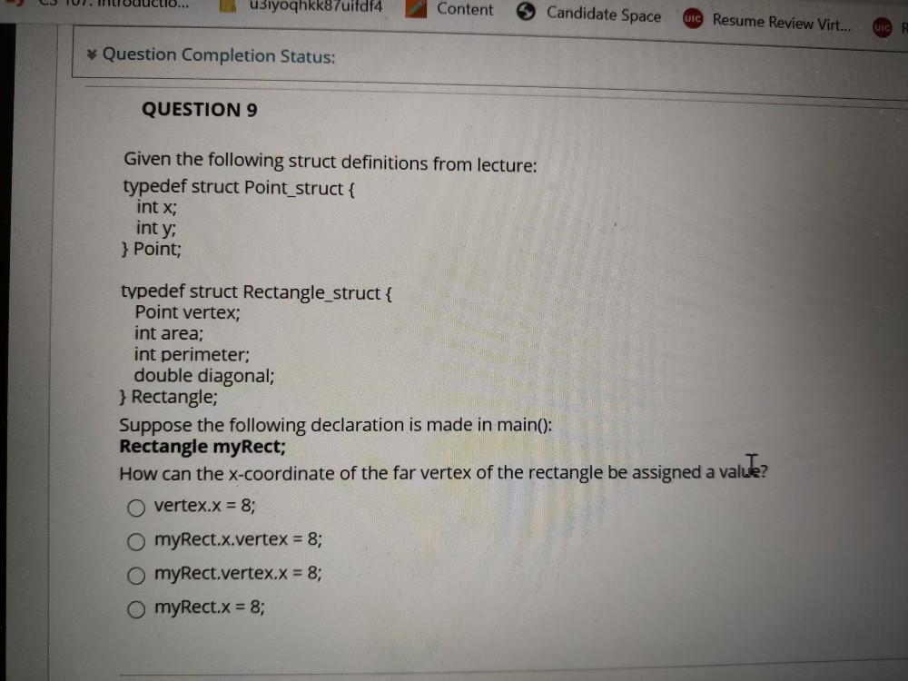 Solved * Question Completion Status: What is the purpose of | Chegg.com