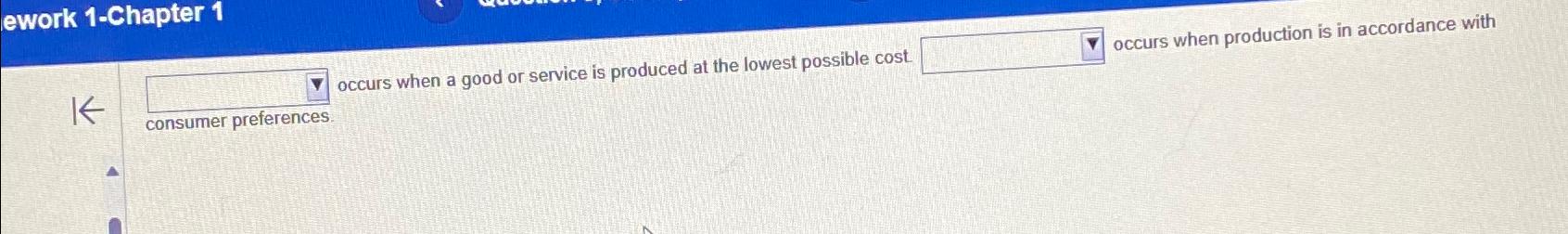 Solved ework 1-Chapter 11larr consumer preferences7 ﻿occurs | Chegg.com