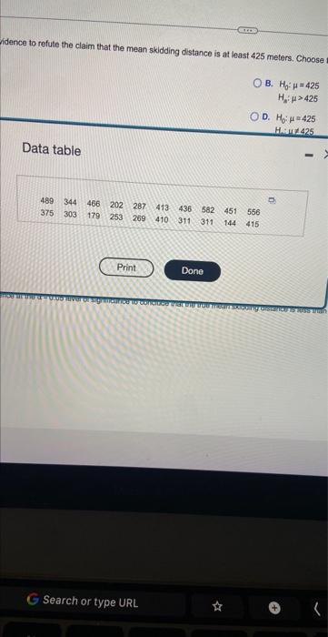 Solved Clck the kon to view tre table A. 147=425 a. H. μ=425 | Chegg.com