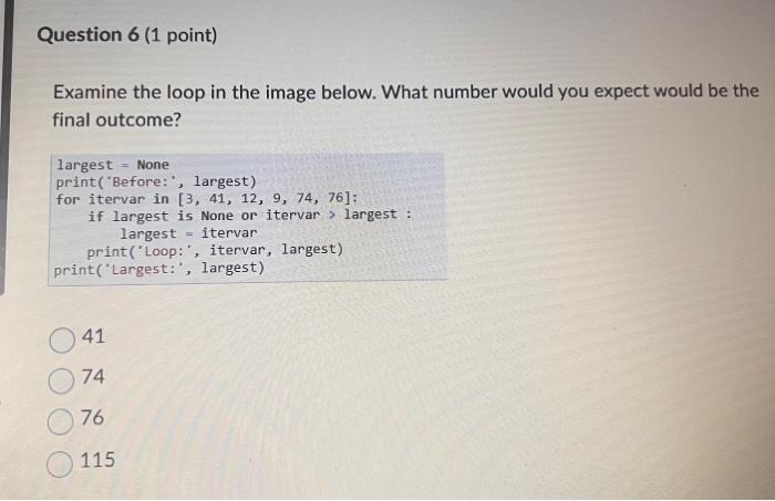 Solved If you typed the code in the image below, what do you | Chegg.com