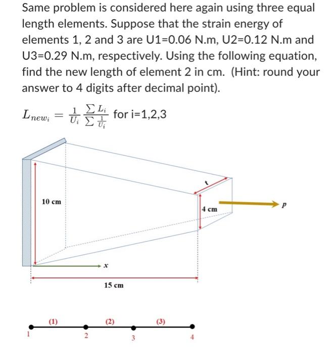 Solved Same problem is considered here again using three | Chegg.com