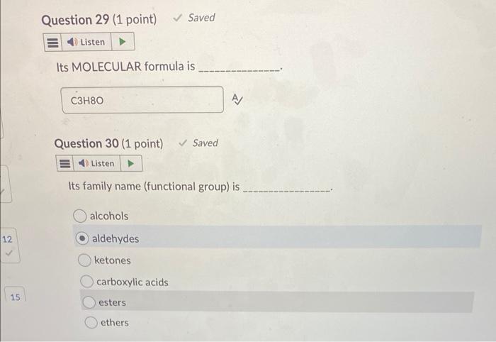 Solved Molecule 10 Based on this molecule and answer the | Chegg.com