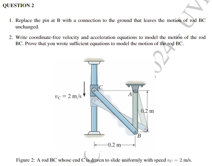 Solved QUESTION 21. ﻿Replace the pin at B with a connection | Chegg.com
