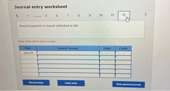 Solved Journal entry worksheet 5 7 Sell radios to customers | Chegg.com