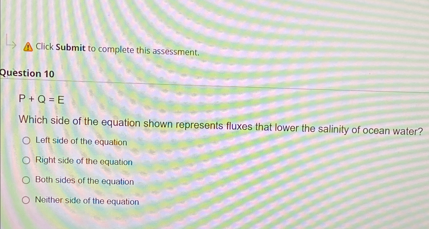 Solved Click Submit to complete this assessment.Question | Chegg.com | Chegg.com