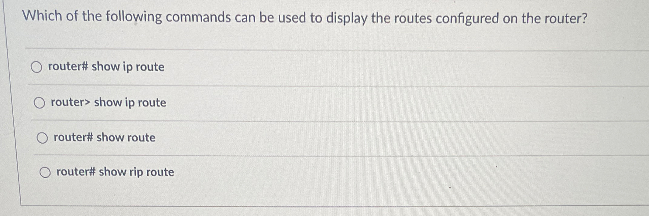 Solved Which of the following commands can be used to | Chegg.com