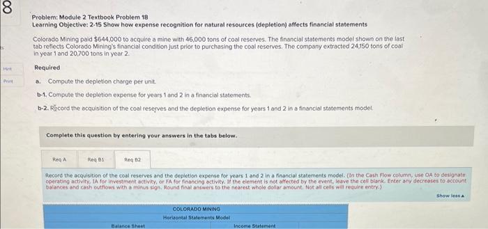 Solved Problem: Module 2 Textbook Problem 18 Learning | Chegg.com