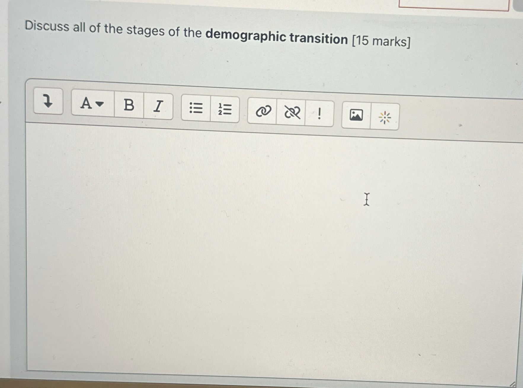 Solved Discuss all of the stages of the demographic | Chegg.com