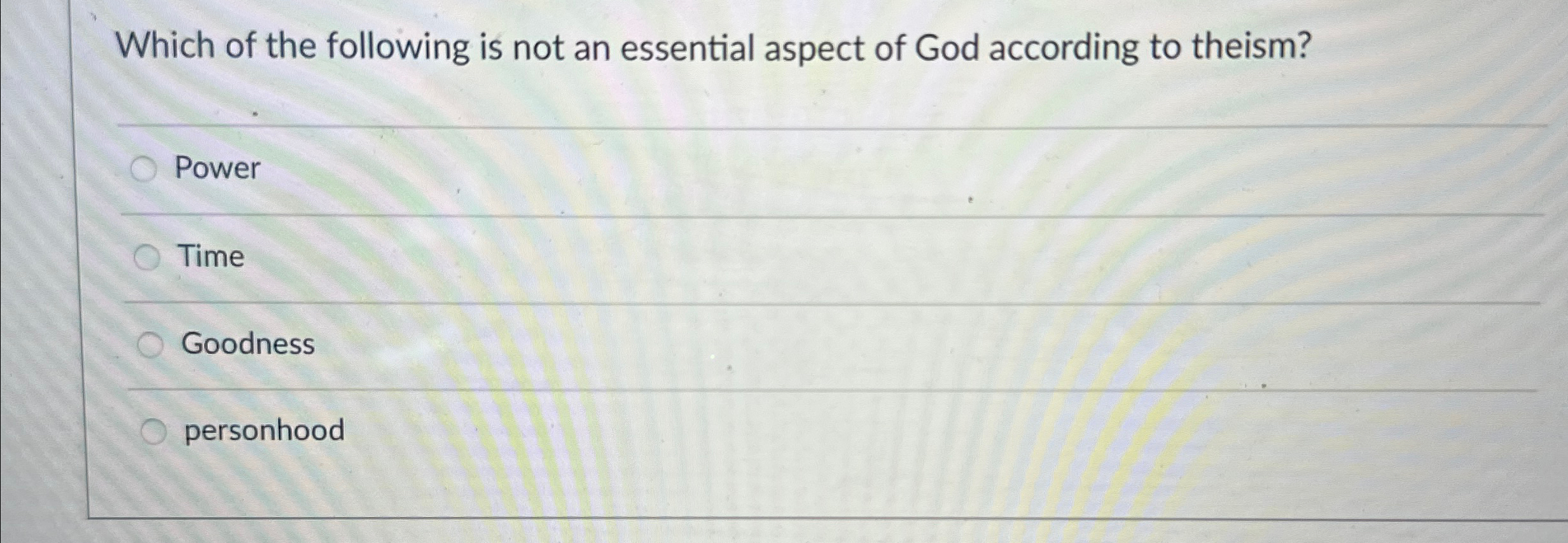 Solved Which of the following is not an essential aspect of | Chegg.com