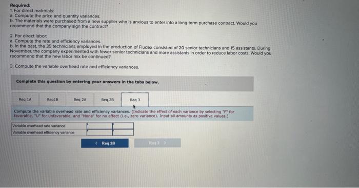 Solved Problem 10-14 (Static) Basic Variance Analysis | Chegg.com