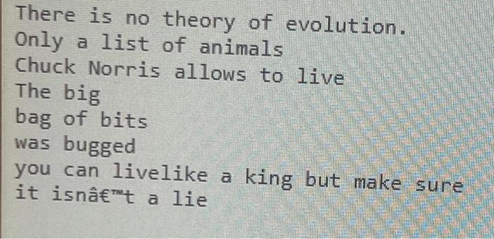 Solved EXERCISE 1: In lab6 we created for files named | Chegg.com