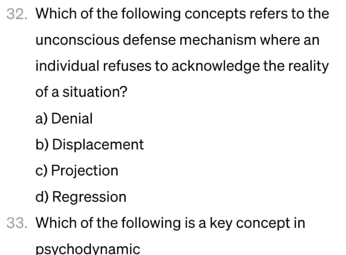Solved Which of the following concepts refers to the | Chegg.com