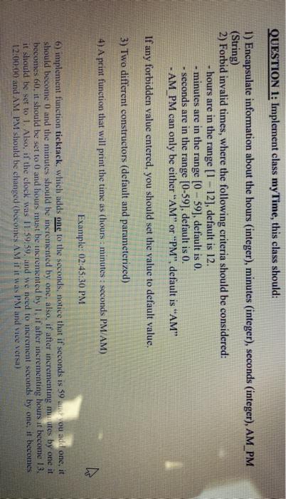 Solved QUESTION 2: Implement class student that represents a | Chegg.com