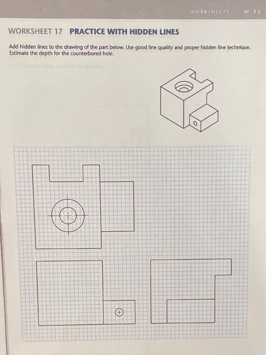 Solved WORKSHEETS W.35 WORKSHEET 17 PRACTICE WITH HIDDEN | Chegg.com