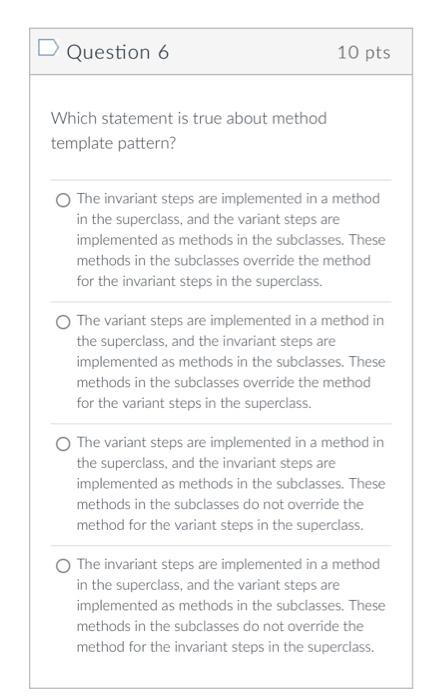 Solved Question 5 10 pts In which block are statements that | Chegg.com