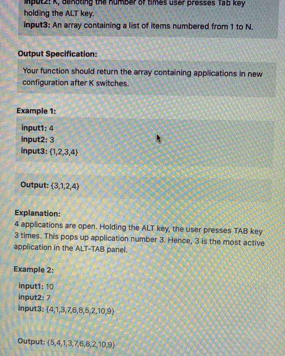 Solved Question 1 How to Attempt? ALT-TAB Window While using | Chegg.com