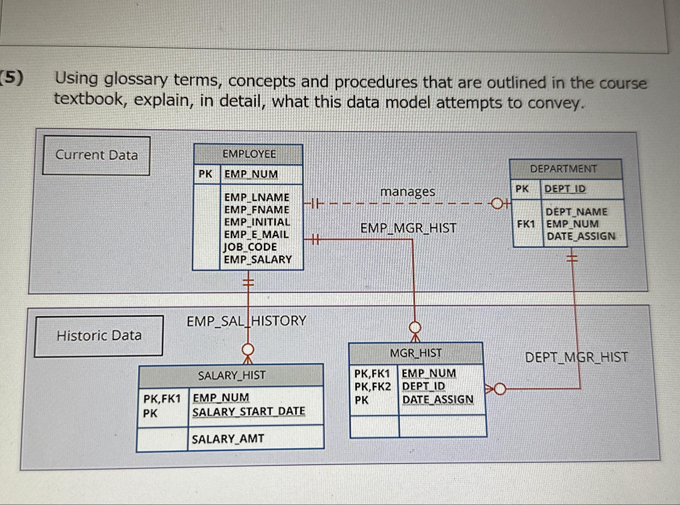 Solved (5) ﻿Using glossary terms, concepts and procedures | Chegg.com
