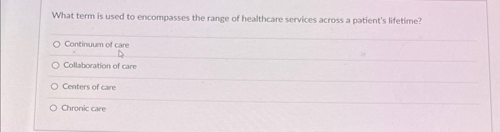Solved What term is used to encompasses the range of | Chegg.com